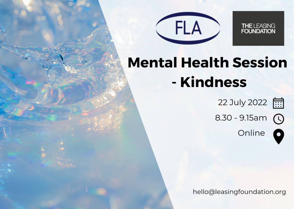 Mental Health - Kindness virtual seminar - 22 July, 8.30am - The ...